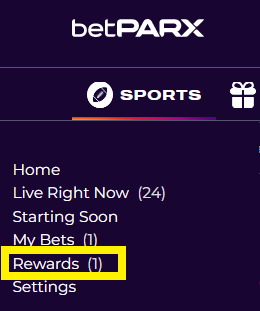 Where is my Sports Bonus Bet located?